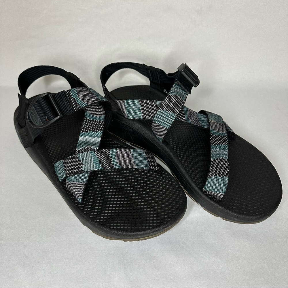 Chaco Z/Cloud Webbed Multi-Sport Sandal Black Blue We… - Gem